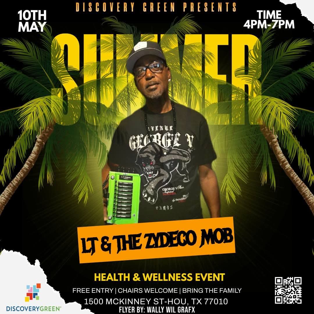 Discovery Green Presents: Summer Health & Wellness Event- Zydeco Events