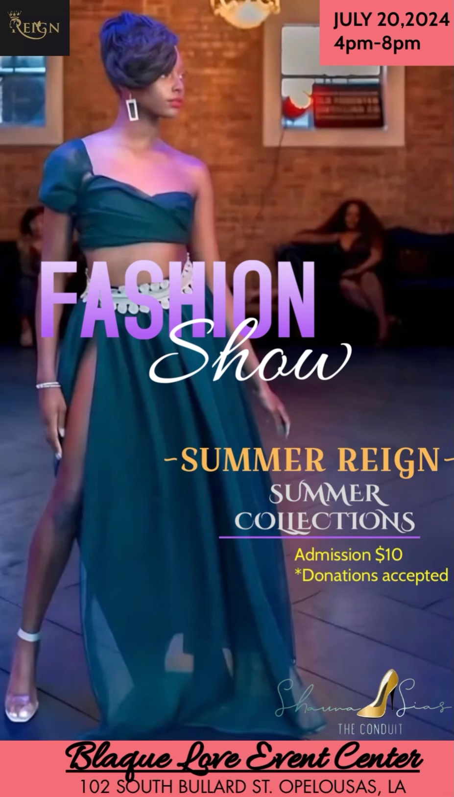 2024 Reign Fashion Show - Summer Reign Collection- Zydeco Events