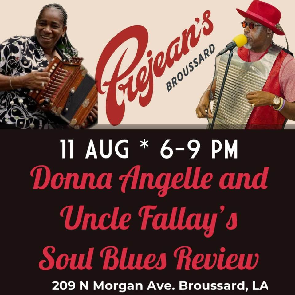 Donna Angelle & Uncle Fallay Soul Blues Review- Zydeco Events