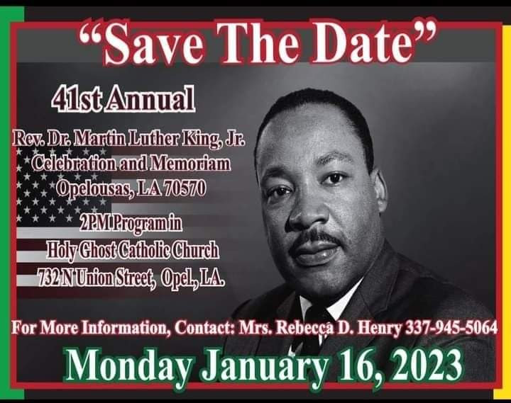 41st Annual Rev Dr Martin Luther King Celebration & Memorial- Zydeco Events